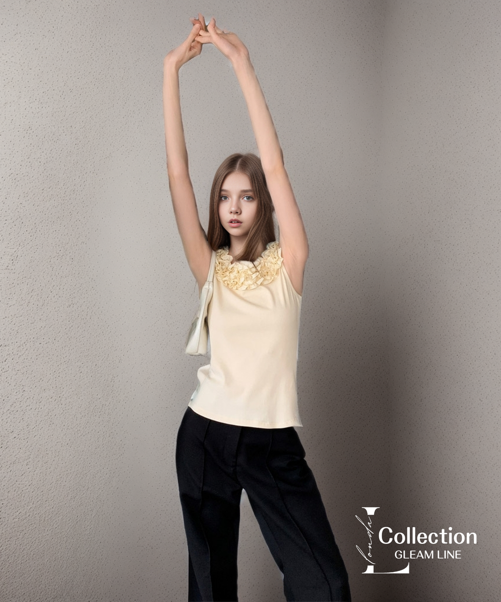 Chest Ruffle Top – LONDA